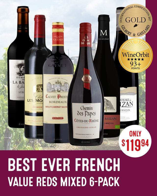 Best Ever French Value Reds Mixed 6-Pack – winedirect.co.nz