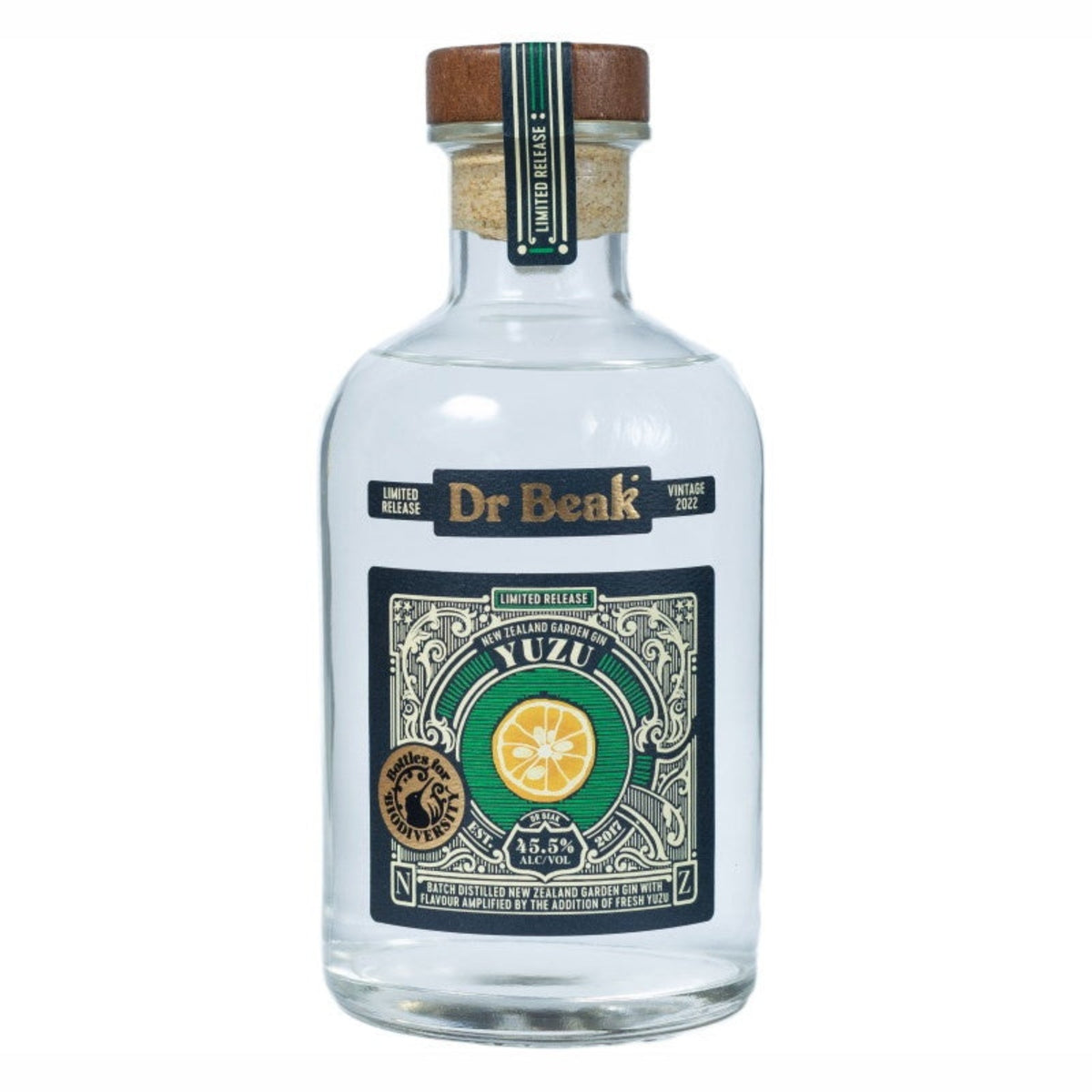 Dr Beak New Zealand Yuzu Gin 2023 Release 500ml – winedirect.co.nz
